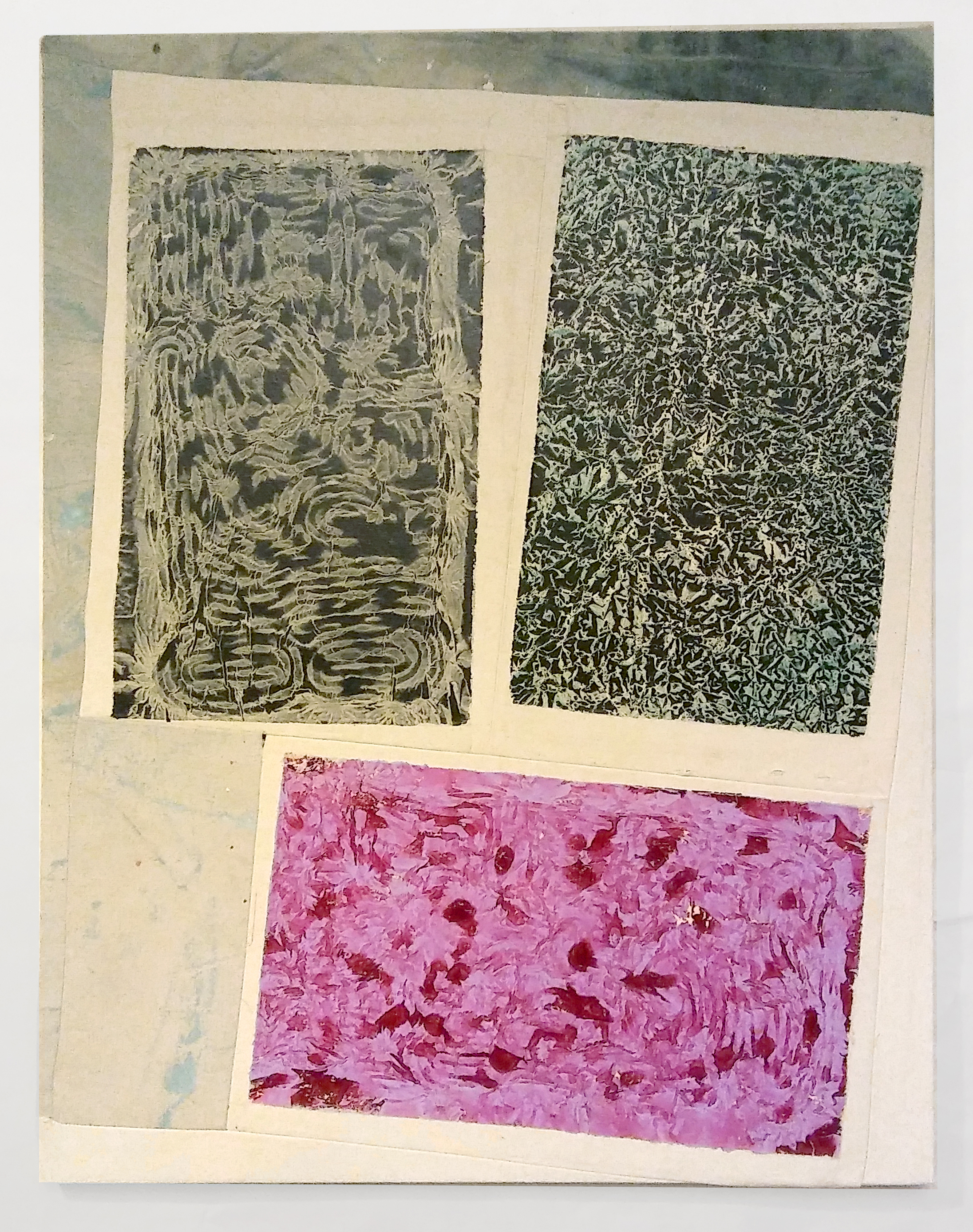 Bruce Wilhelm, Three Studies and a drop cloth , 2019, Acrylic and ...