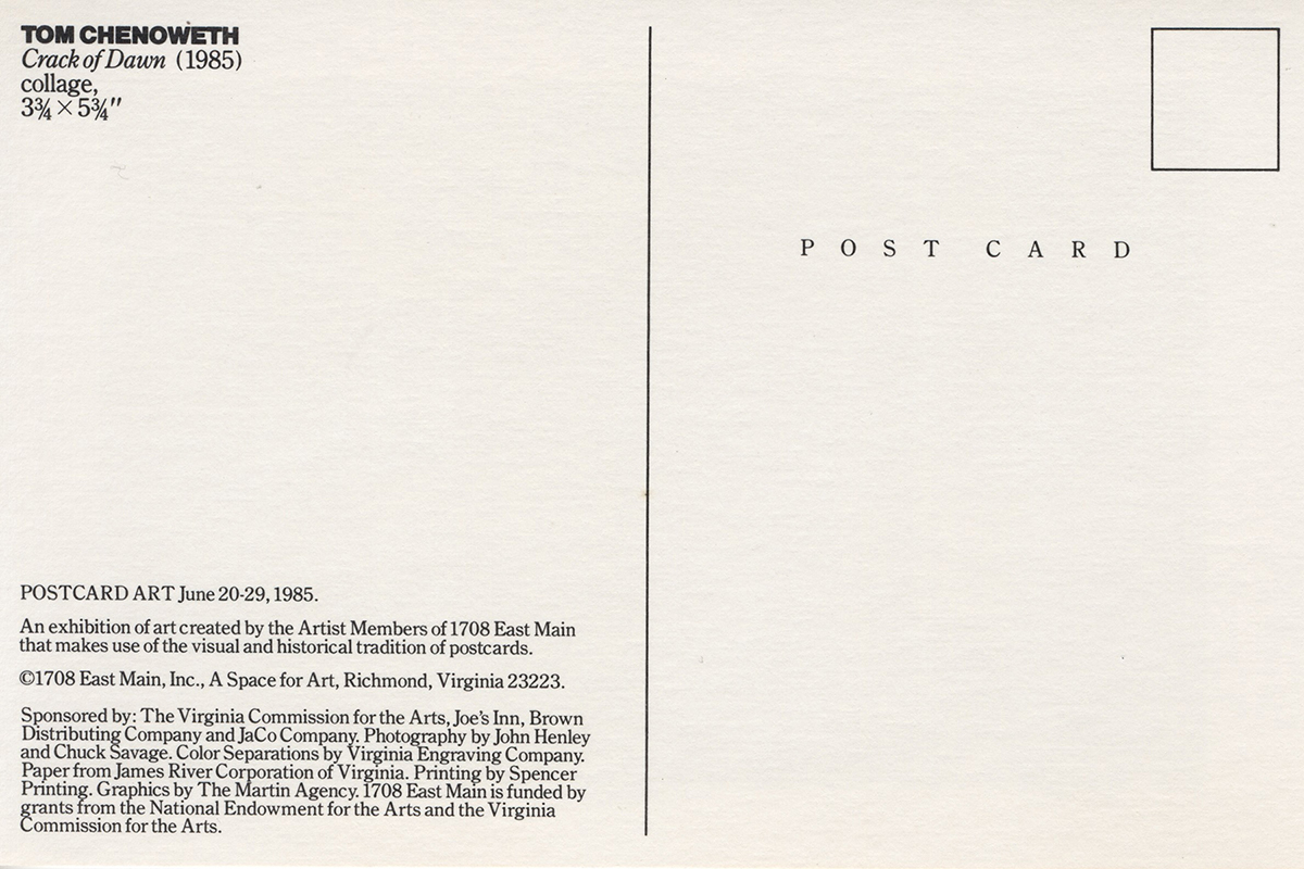 Postcards from 1985 | 1708 Gallery | A Nonprofit Space for New Art ...